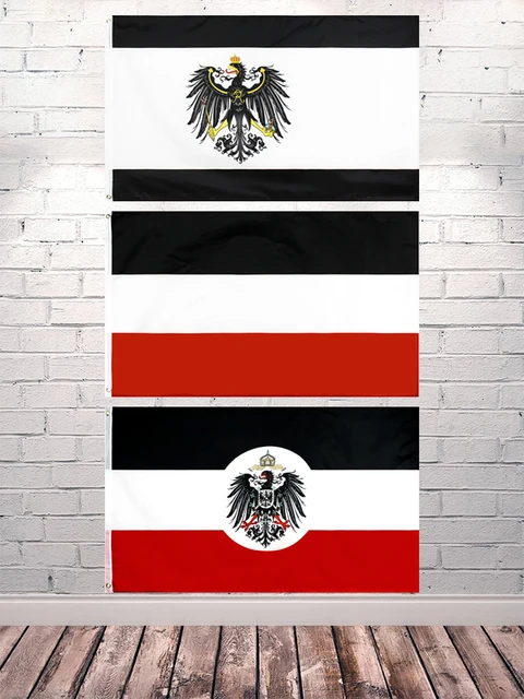 Bandera De Prusiana Bandera De Prusia Estándar Del Emperador Alemán