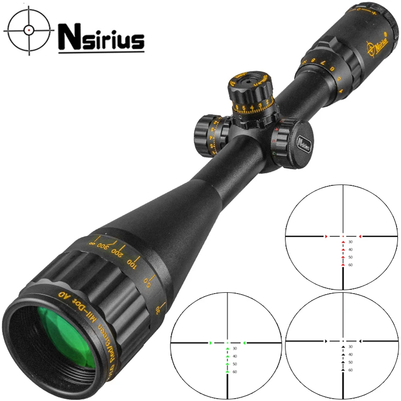 Nsirius Ouro 4-16x50 Aoe Riflescope Ttico Viso Ptica Vermelho Verde ...