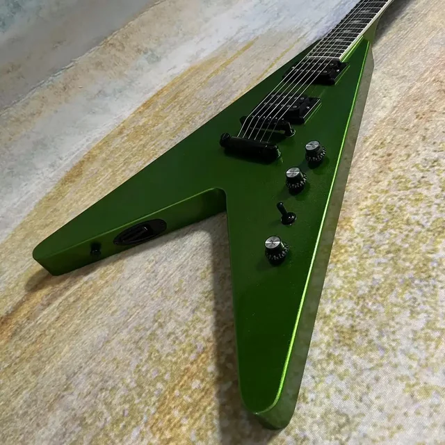 Guitarra Eletrica Verde E Preta