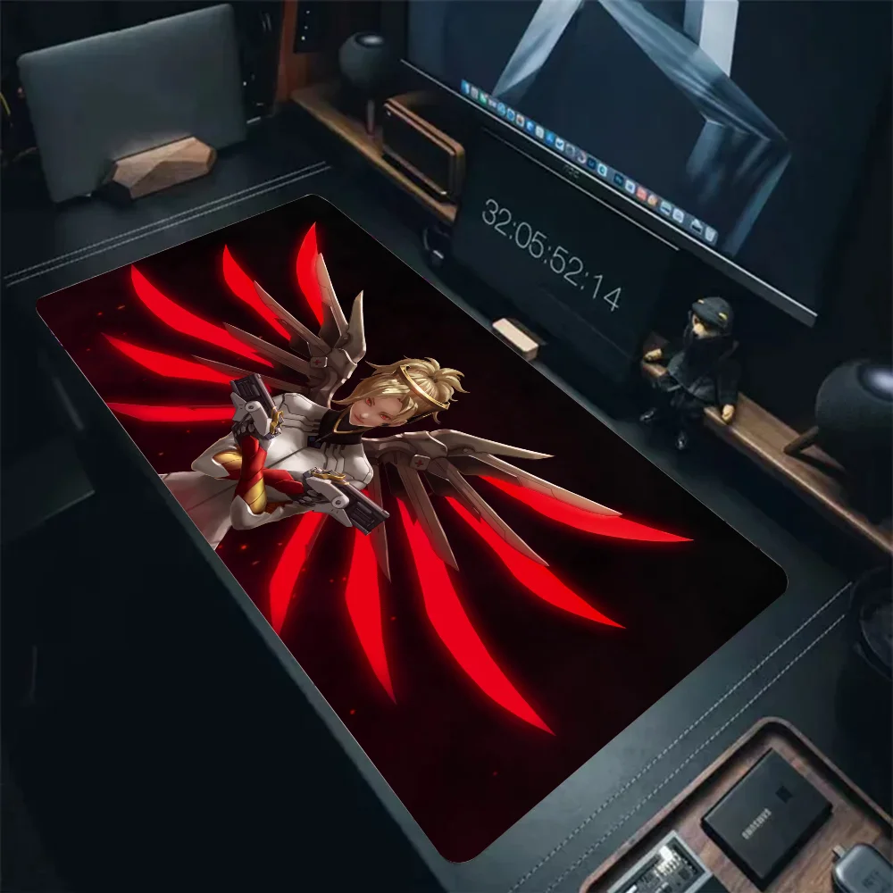 Mercy-Red-Angel-Overwatch-Mousepad-Mouse-Mat-Desk-Mat-With-Pad-Gaming ...