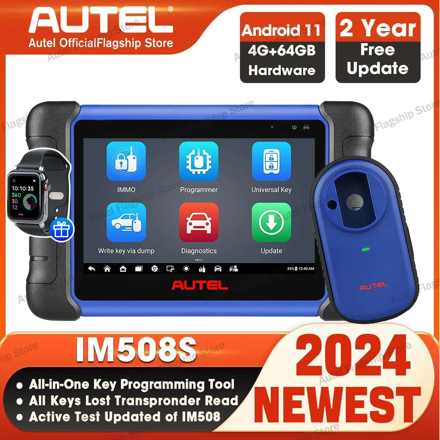 Autel-MaxiIM-IM508S-XP400-PRO-Car-Key-Programming-Tool-OBD2-Scanner ...