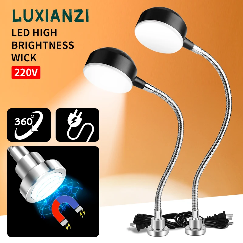 LUXIANZI-LED-Machine-Tool-Light-360-Flexible-Adjustable-Gooseneck-Work ...