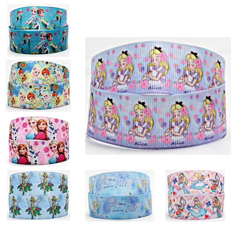 38mm Disney Grosgrain Ribbons | Grosgrain Ribbon Princess | Grosgrain ...