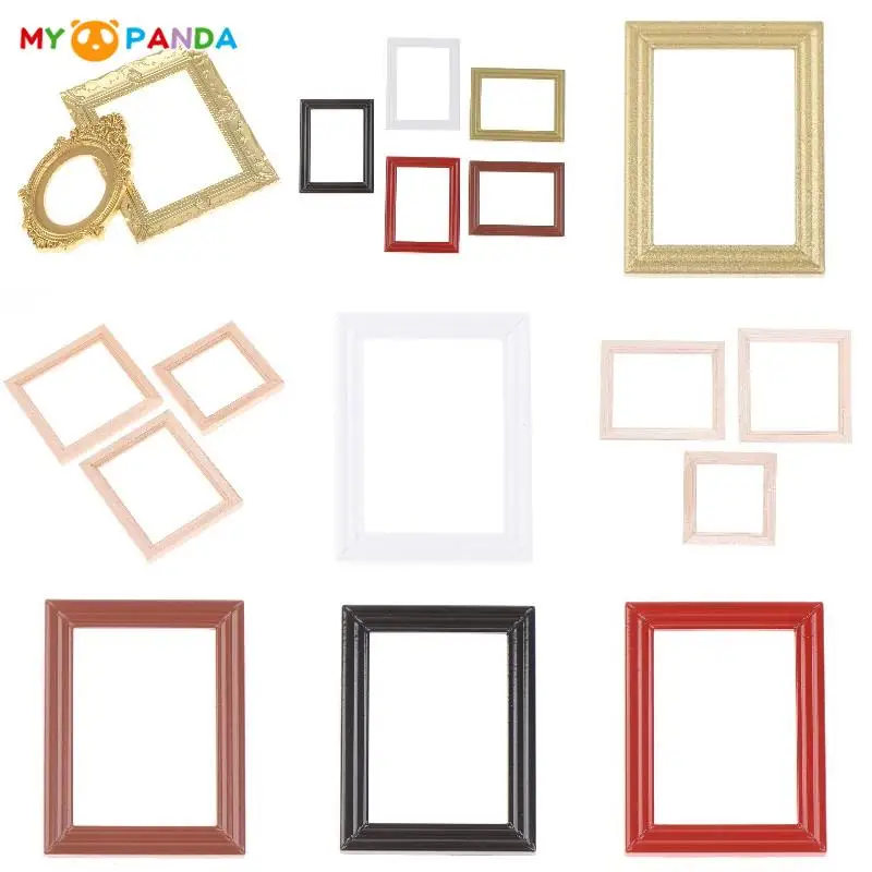 1:12 Retro Dollhouse Miniature Photo Frames Oil Painting Frame ...