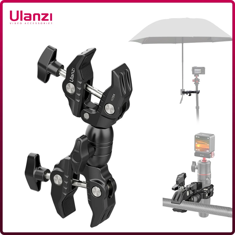 Ulanzi-R096-Double-Metal-Super-Clamp-Articulando-Magic-Arm-Clip-360 ...