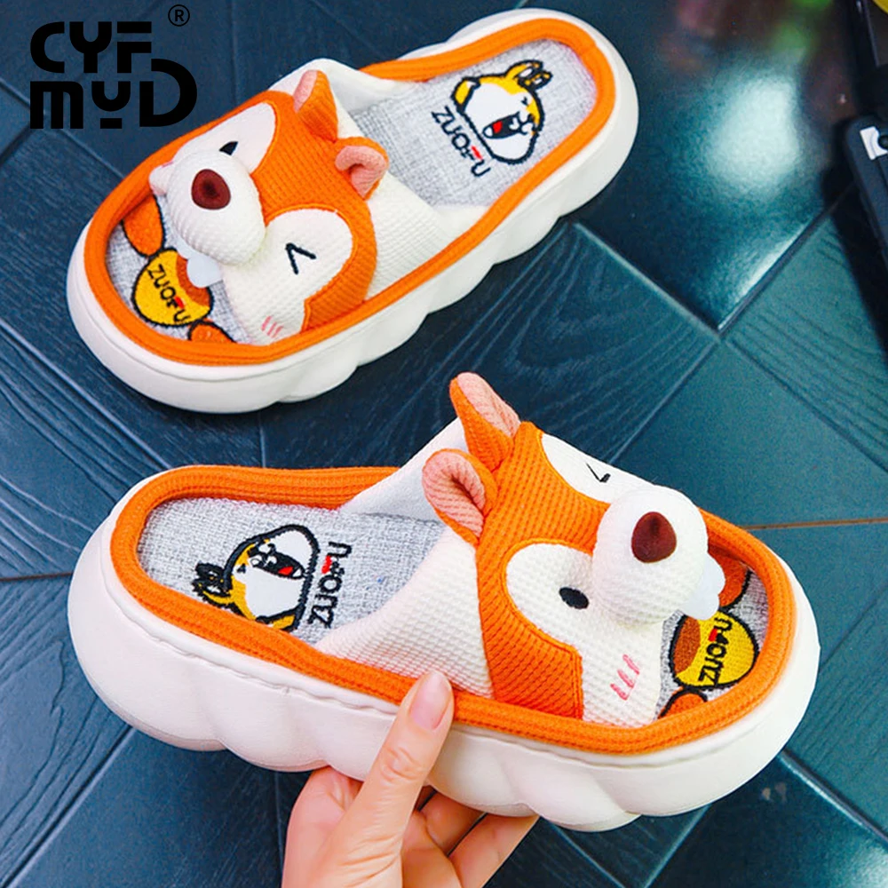 Women Slippers Cute Squirrel Female Slipper For Home Platform Shoes ...