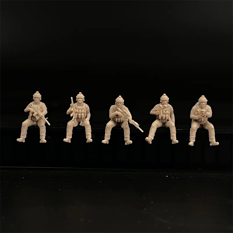 1-72-Scale-Model-Modern-War-US-Army-Special-Squad-5-Sit-Pose-Soldier ...