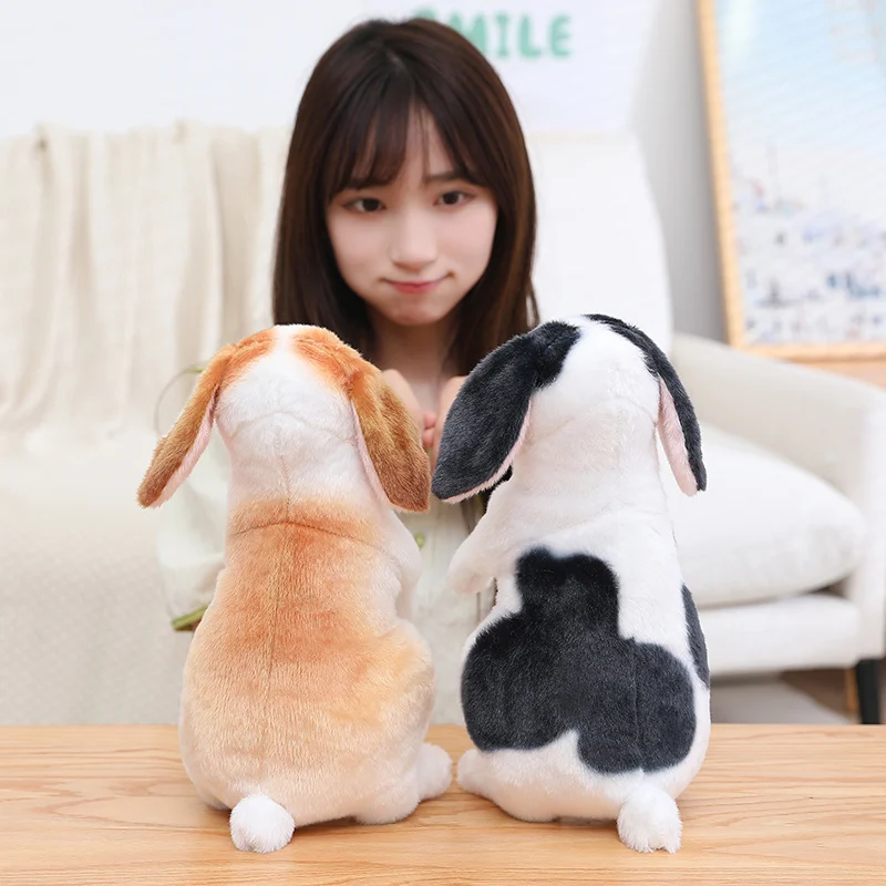 Simulation-Cute-Rabbit-Plush-Fur-Realistic-Kawaii-Animal-Easter-Bunny ...
