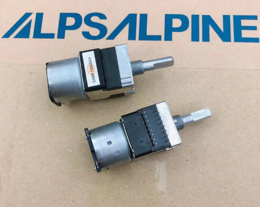 1 pcs Japan ALPS motor Volume potentiometer 4 X 100K
