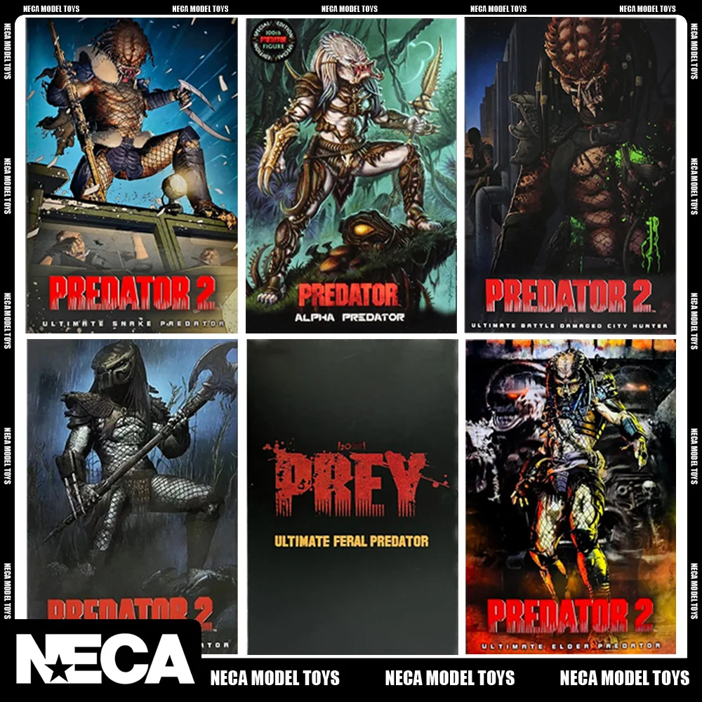 NECA-modelo-de-figura-de-acci-n-de-la-serie-Predator-Feral-Predator ...