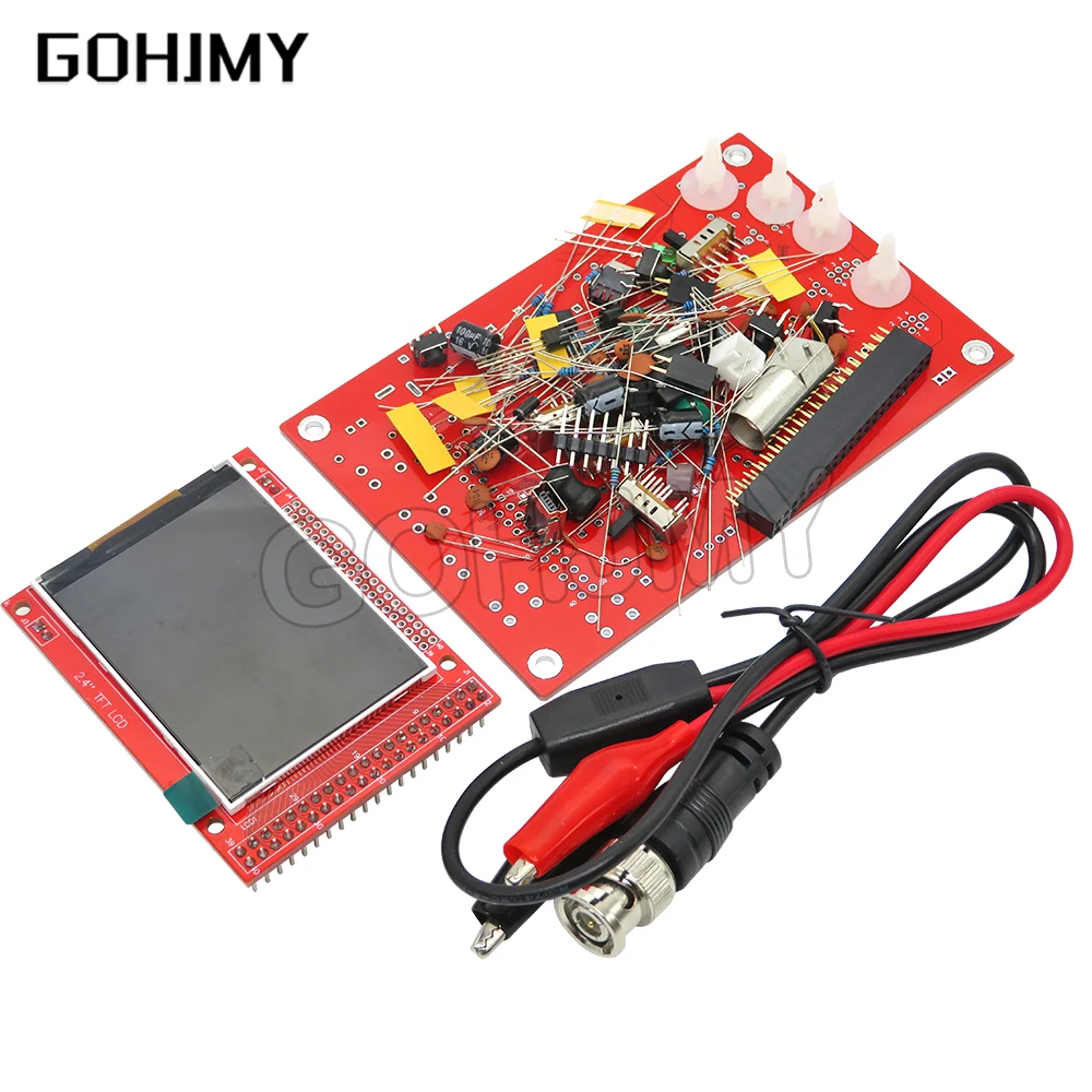 TFT Screen Digital Oscilloscope DSO138 2.4" Diy Kit Waveform Display Preciseness DSO138 For ...