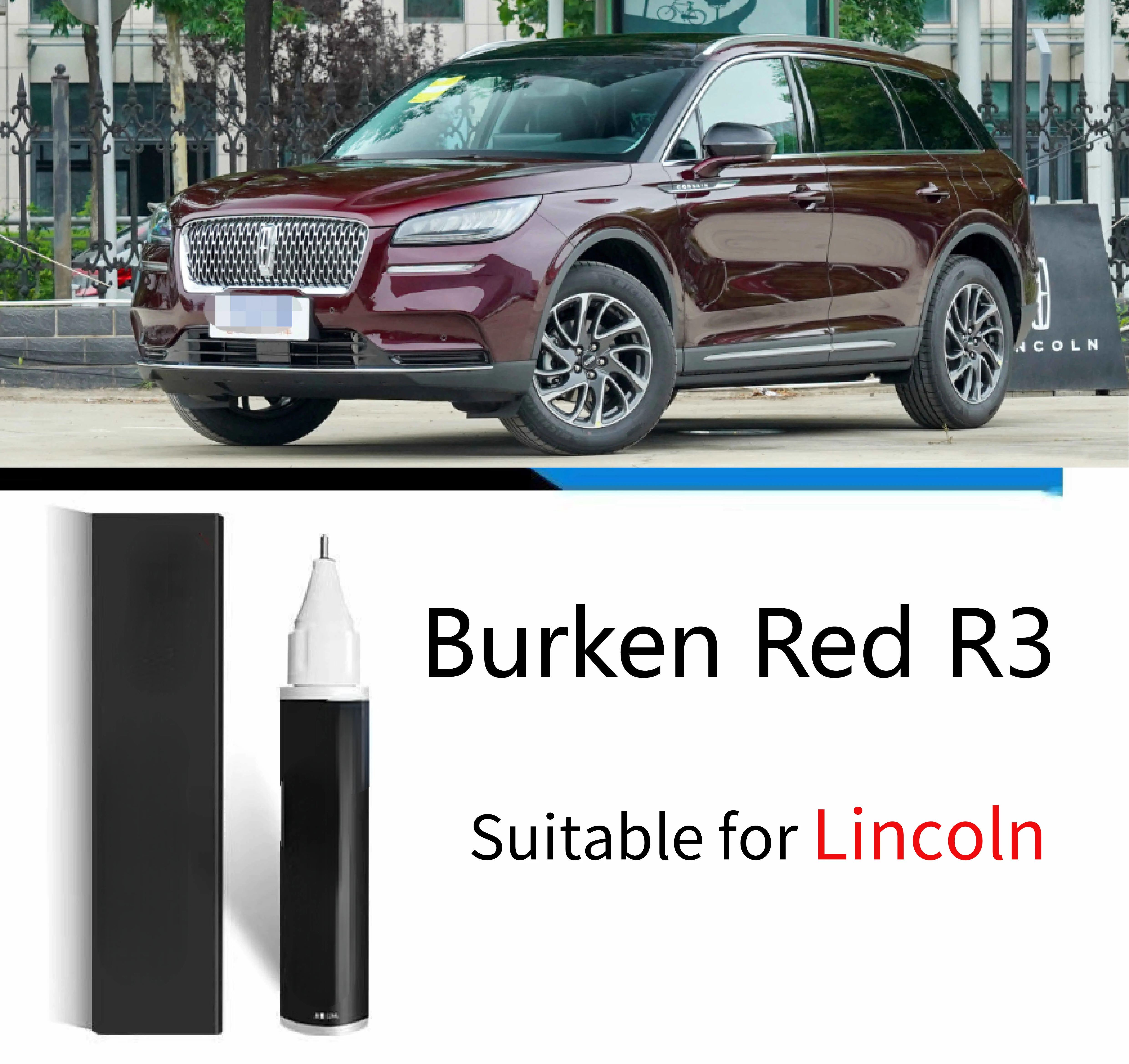 car-paint-repair-Suitable-for-Lincoln-Corsair-touch-up-pen-Burgundy-Red ...