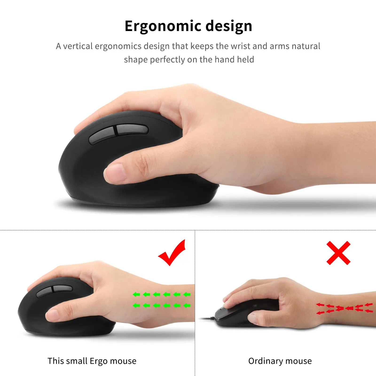Wireless Ergonomic Mouse