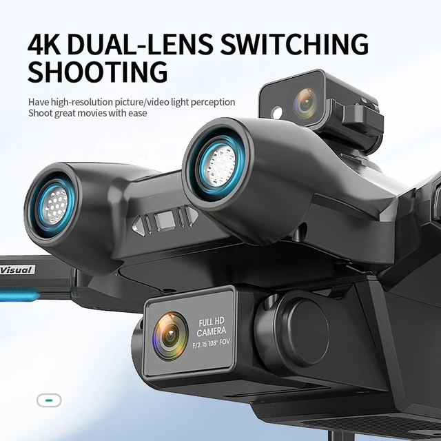 AE6 MAX Professional FPV 4K Camera Drone with DUAL Camrea 5G WiFi 2KM ...