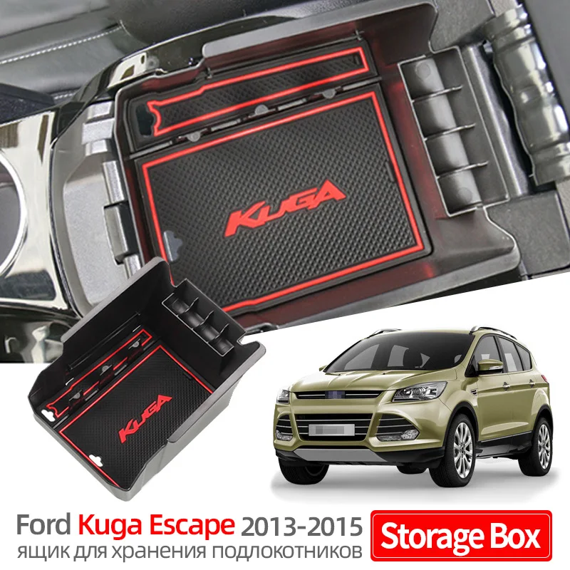 For-Ford-Kuga-Escape-2013-To-2015-Car-Central-Armrest-Box-Door-Glove ...