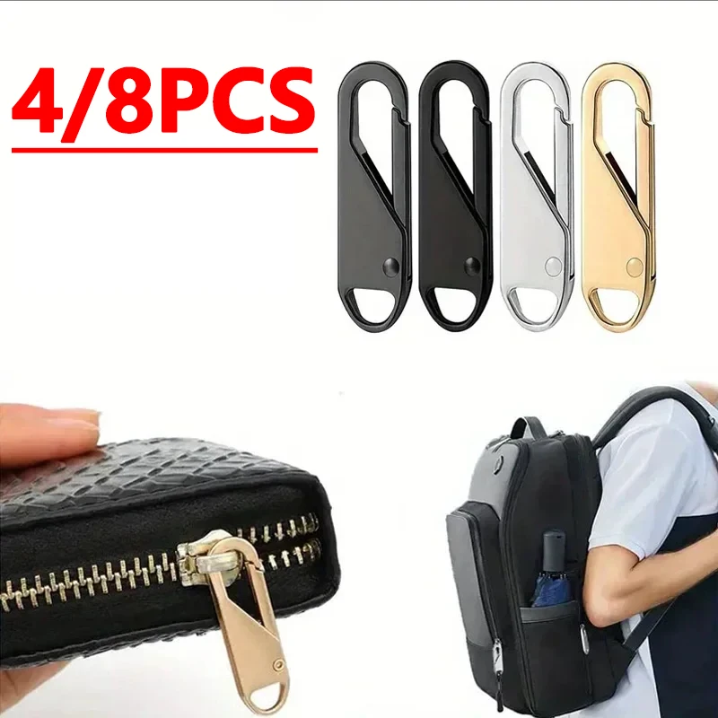 4pcs-8pcs-Detachable-Zipper-Pull-Multi-Color-Replacement-Zipper-Accs ...
