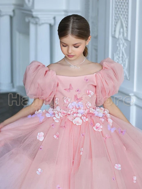 Pink Princess Communion Dresses