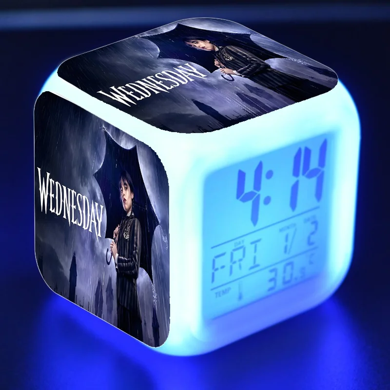 Wednesday-Addams-Alarm-Clock-Animation-LED-Light-Night-Clocks-Enid ...