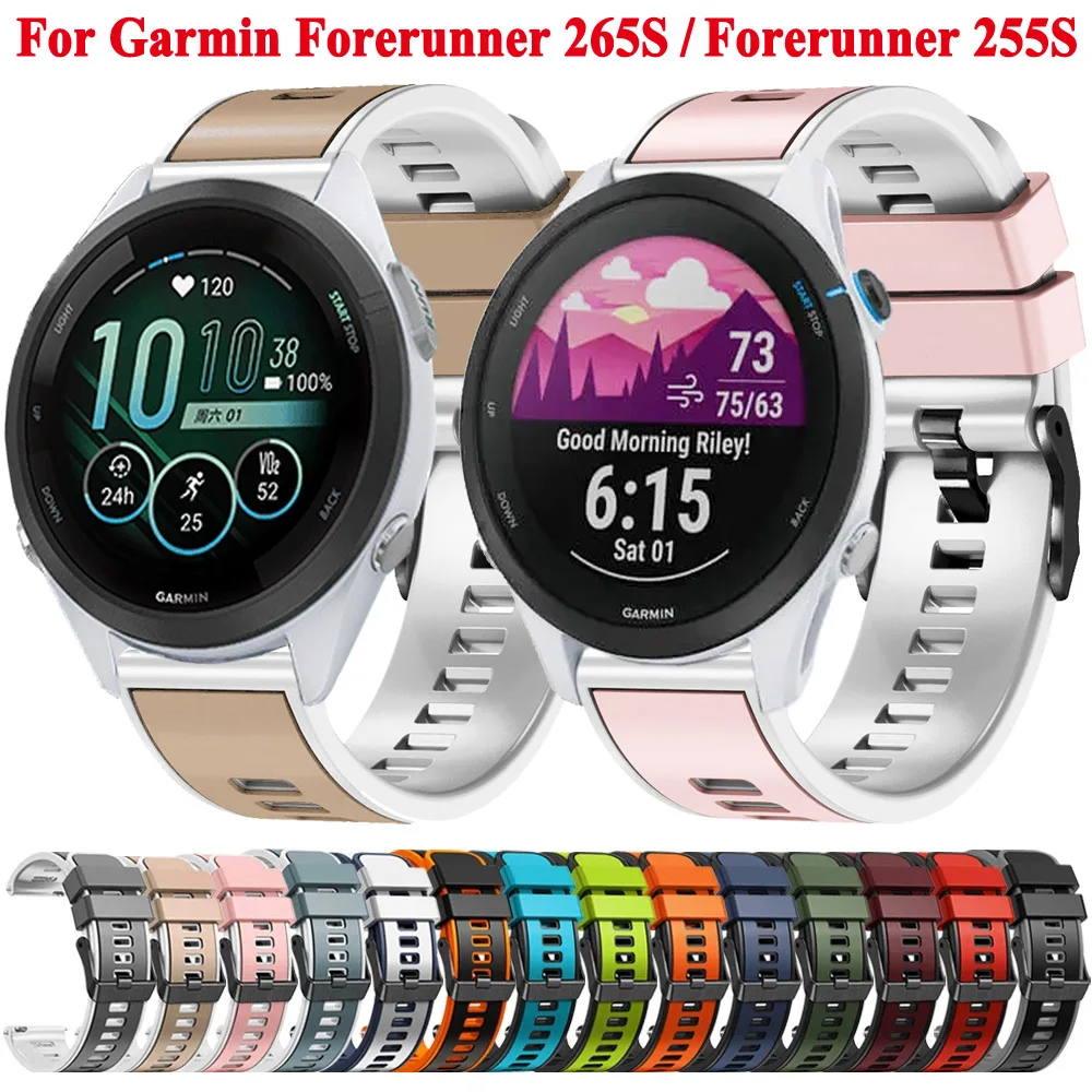 18mm-Women-Watch-Strap-For-Garmin-Forerunner-265S-255S-Venu-3S-2S ...
