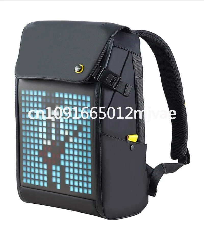 DIVOOM-Pixoo-M-Backpack-Men-s-15-inch-Waterproof-School-Backpack-Laptop ...