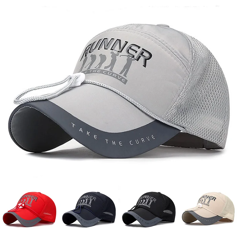 Golf Women Men's caps Baseball Cap Summer Long-brimmed Caps Breathable ...