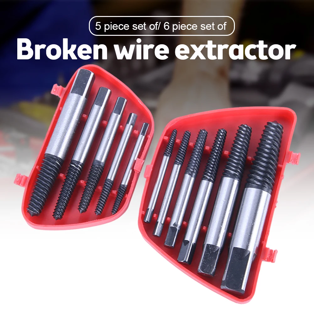 5-6Pcs-Damaged-Screws-Extractor-Speed-Out-Broken-Bolt-Extractor-Carpentry-Tools-Metal-Drill-Bits ...