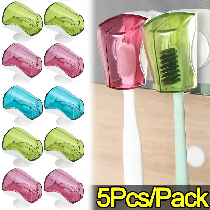 5-1PCS-Portable-Toothbrush-Head-Covers-with-Suction-Cup-Toothbrush ...