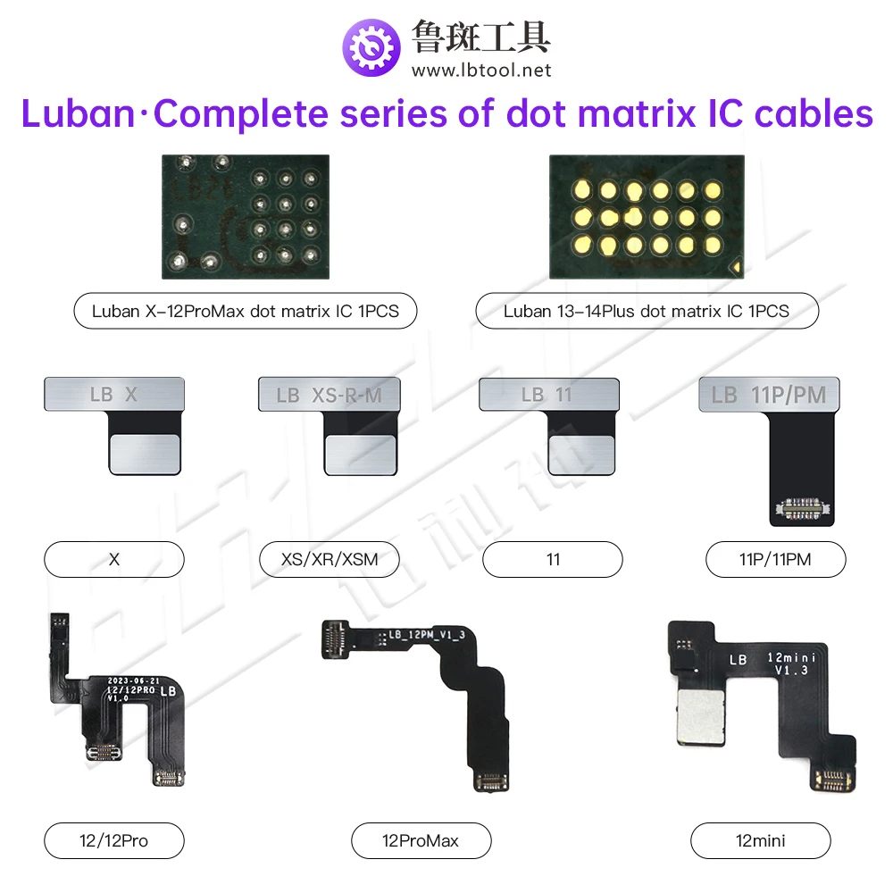 Luban-Dot-Matrix-Cable-X-Xs-11-12-13-14-Pro-max-Plus-Mini-XR-Repair.jpg