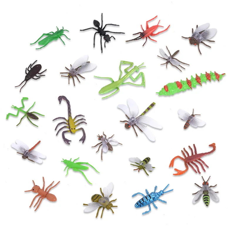 Simulated-Insect-Models-Toys-Bees-Spiders-Beetles-And-Other-Scientific ...
