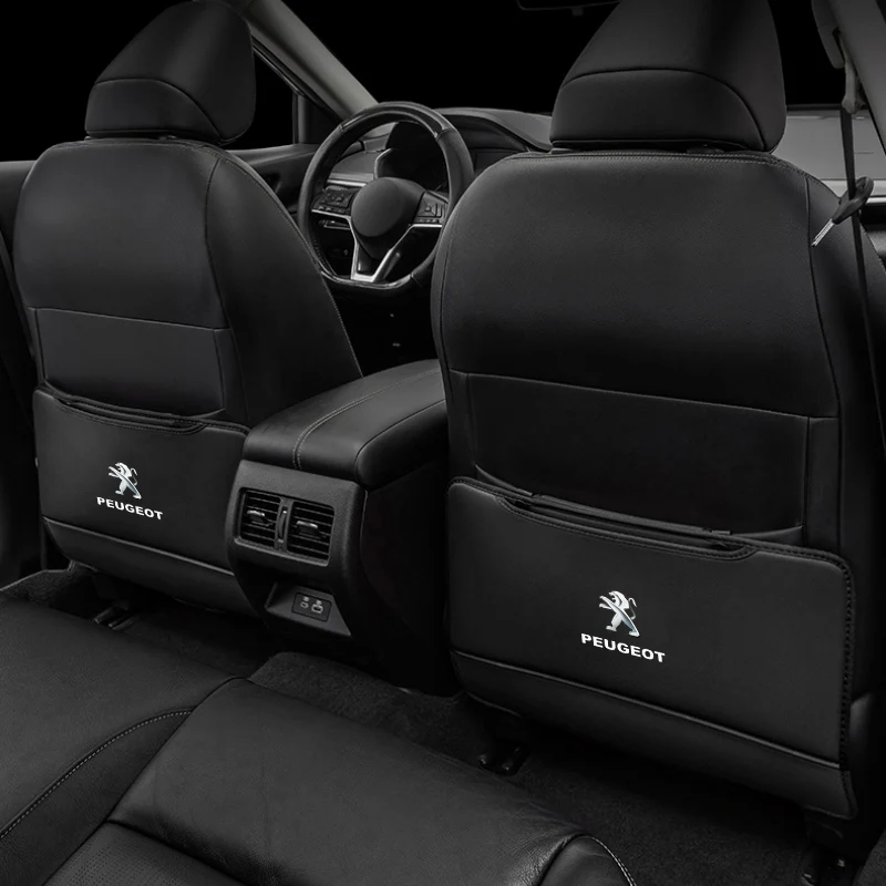 Auto-Leder-Anti-Kick-Pad-Sitz-lehne-Schutz-matte-Innen-aufbewahrung ...