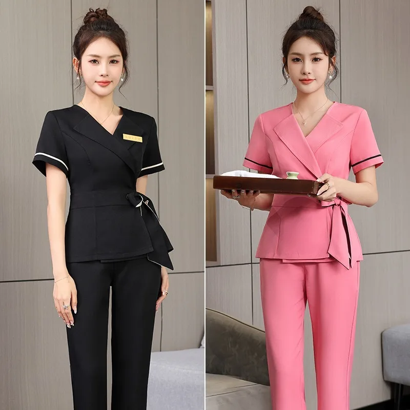 Beauty Salon Estheticienne Spa Uniform Massage Work Clothes Foot ...