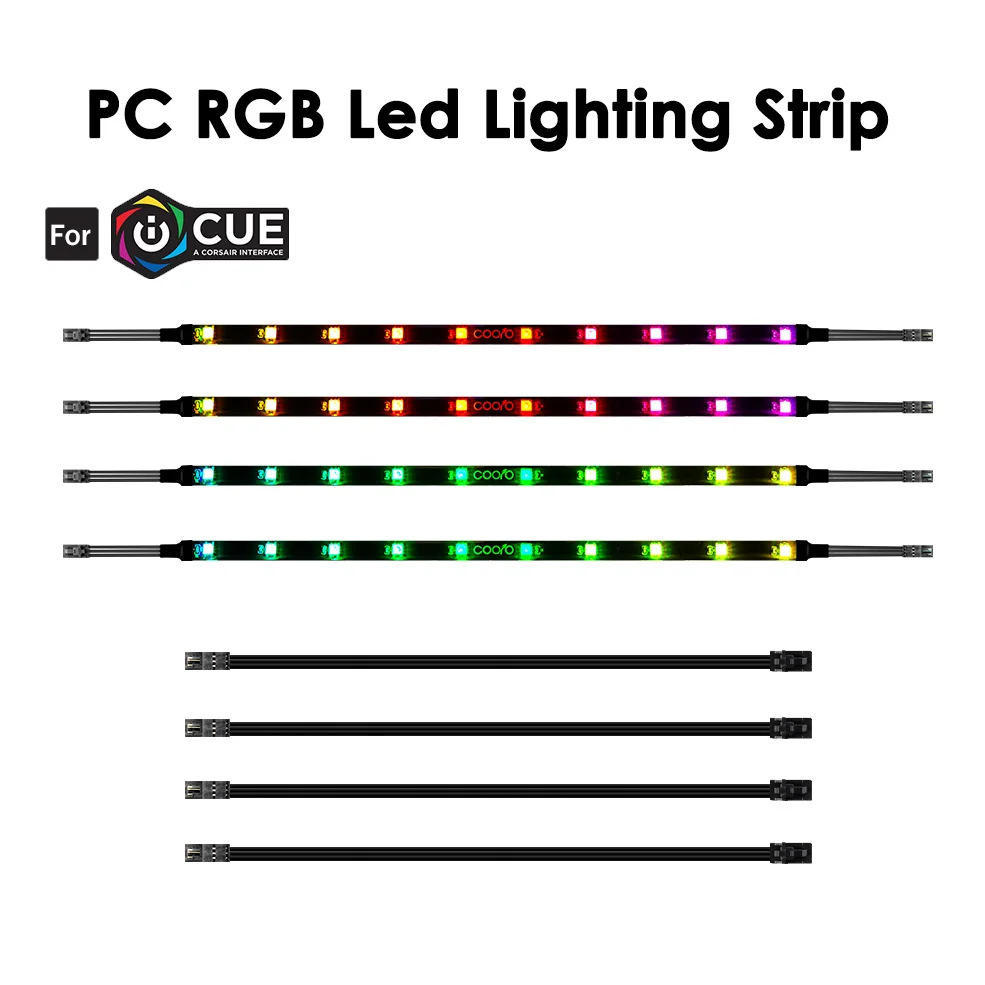 For Corsair iCUE RGB Led Strip Lighting 5V Individually Addressable Led ...