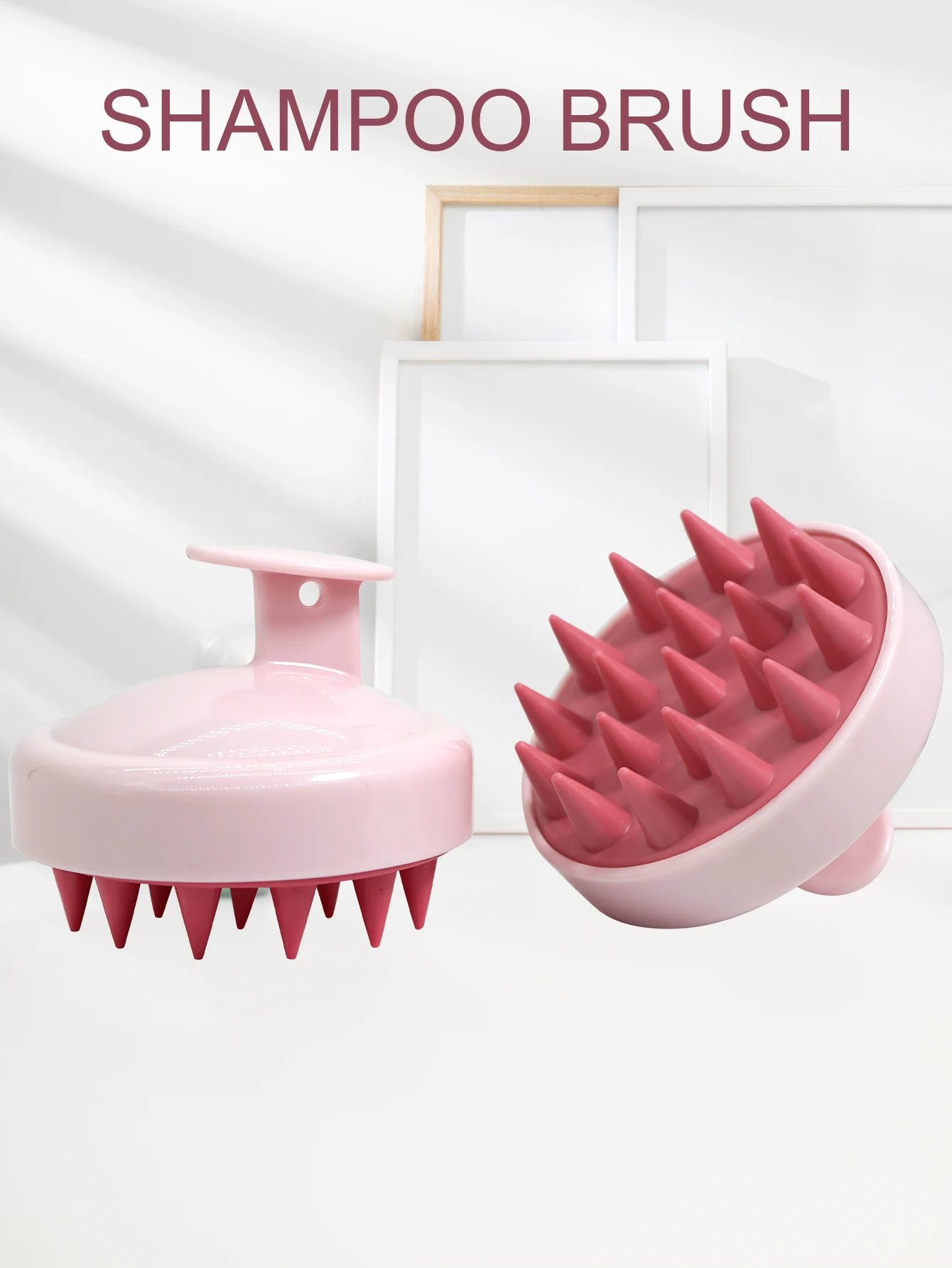 Home-Cleaning-Silicone-Shampoo-Brush-Head-Scalp-Massage-Comb-Hair ...