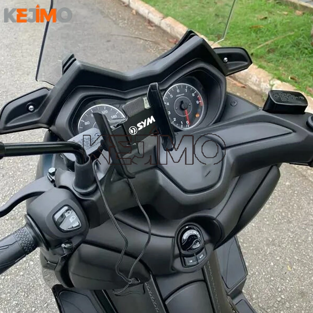 Rotatable Handlebar Mirror Phone Holder Phone GPS Stand Bracket FOR SYM ...