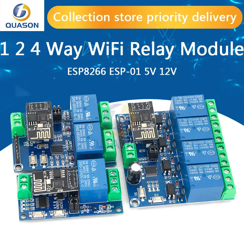ESP8266-ESP-01-5V-12V-1-2-4-Way-WiFi-Relay-Module-Things-Smart-Home ...