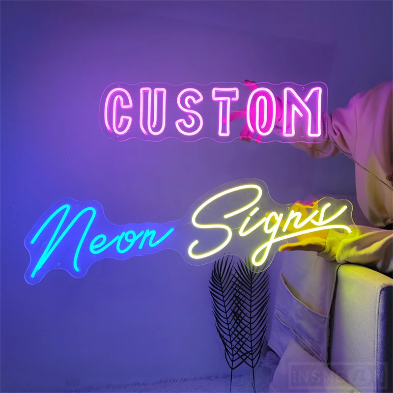 Custom Neon Sign LED Night Light, Decoração Personalizada, Festa de ...