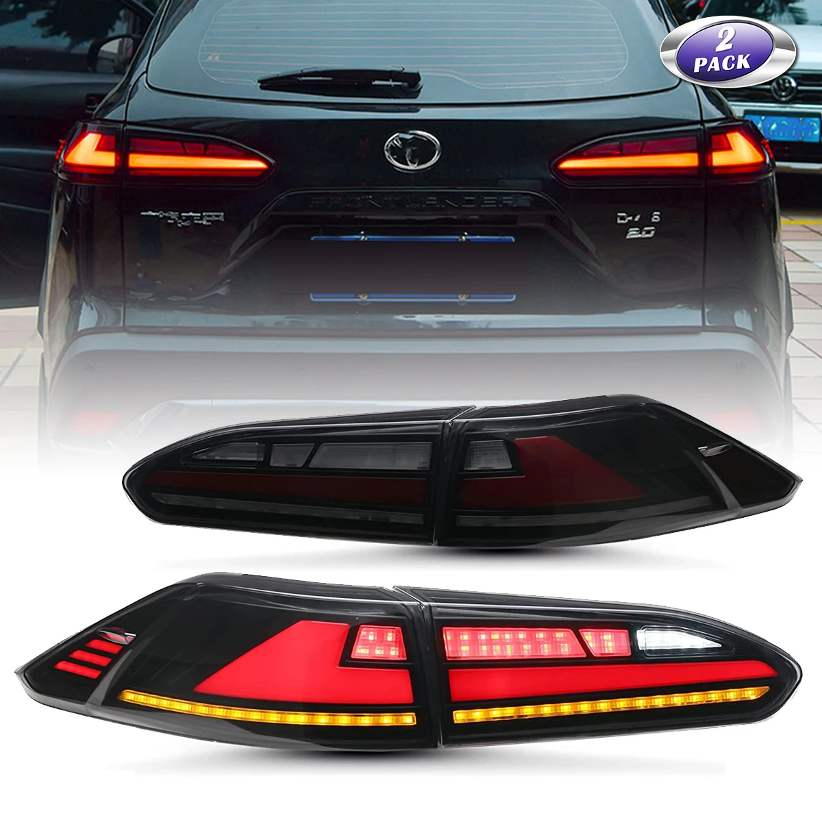 Car-LED-Lights-Taillights-Assembly-For-Toyota-Corolla-Cross-SUV-2022 ...
