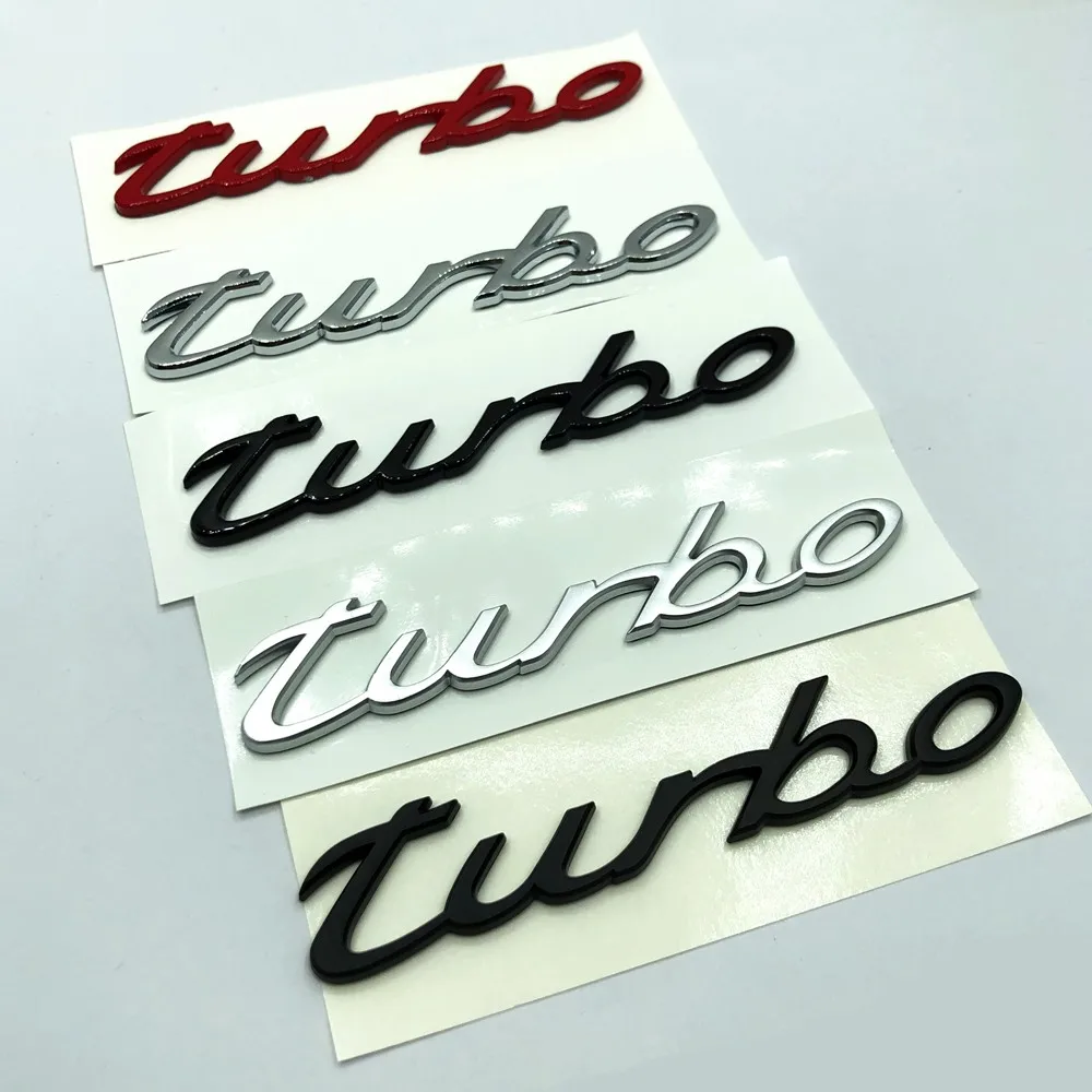New-1Pcs-Chrome-Turbo-ABS-Plastic-Sticker-Badge-Decals-Racing-Emblem ...