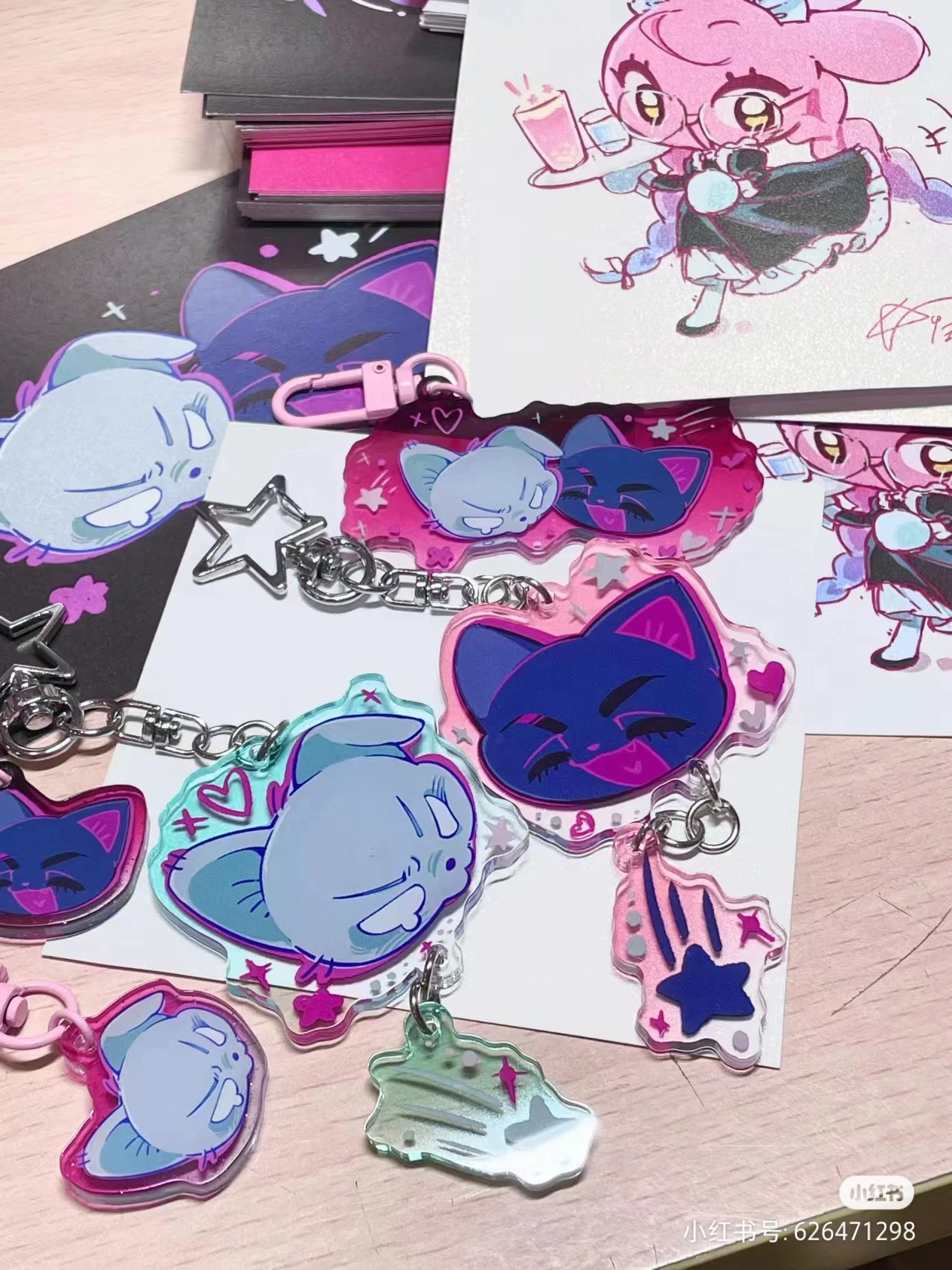 ALIEN-STAGE-KeyChain-men-anime-key-chain-Women-acrylic-car-Cosplay ...