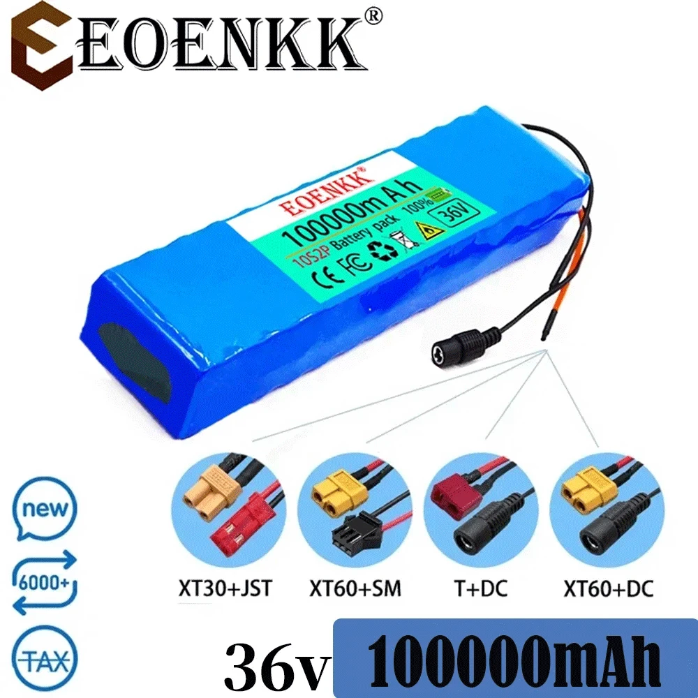 EOENKK-10S2P-36V-100000mAh-18650-Li-Ion-Battery-1000W-High-Power-and ...