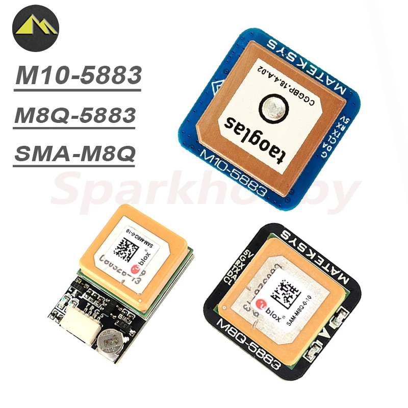 Original Matek Systems Gnss & Compass M9n-5883 / Gps & Compass M8q-5883 ...