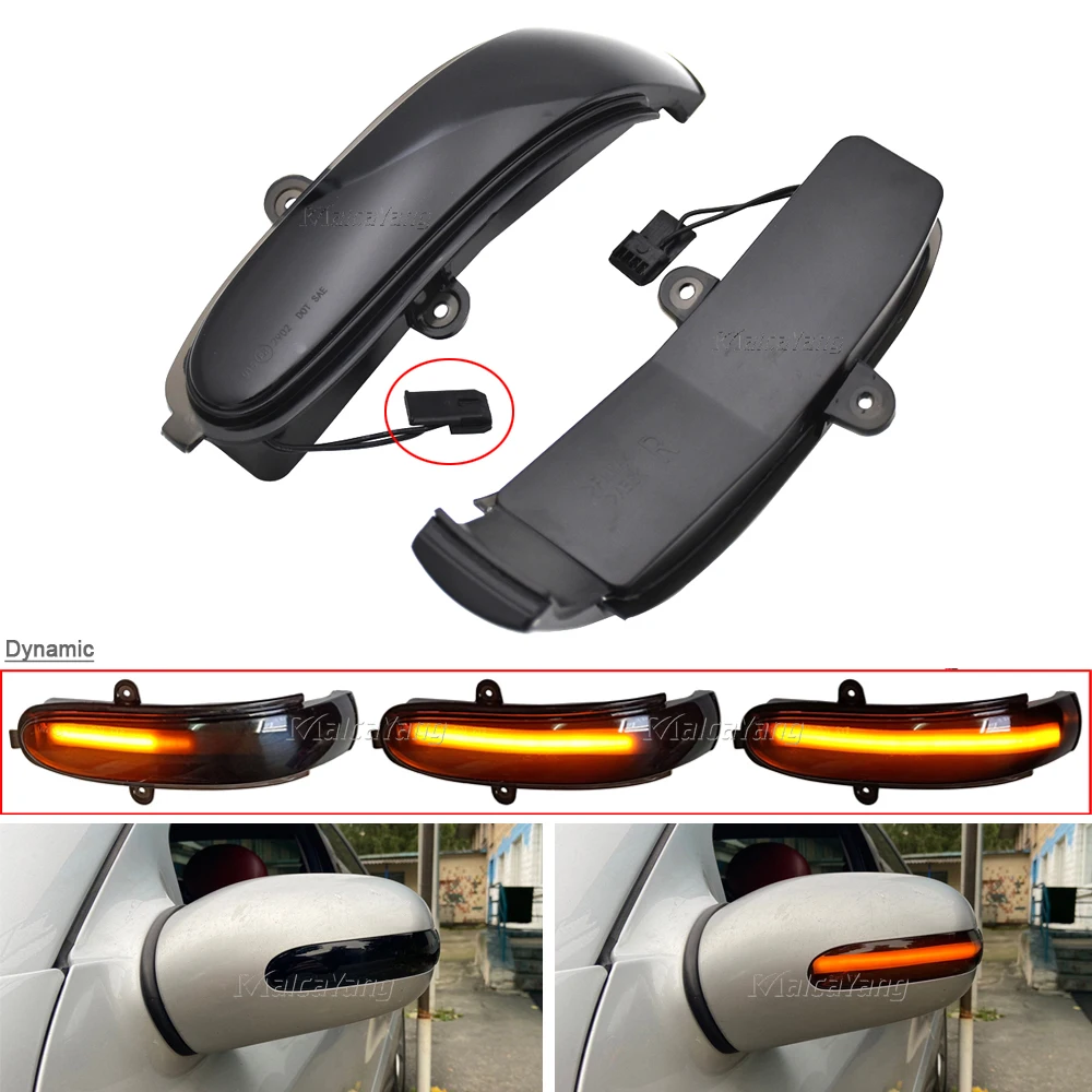 Led Dynamic Turn Signal Light Side Mirror Indicator Lamp For Mercedes ...