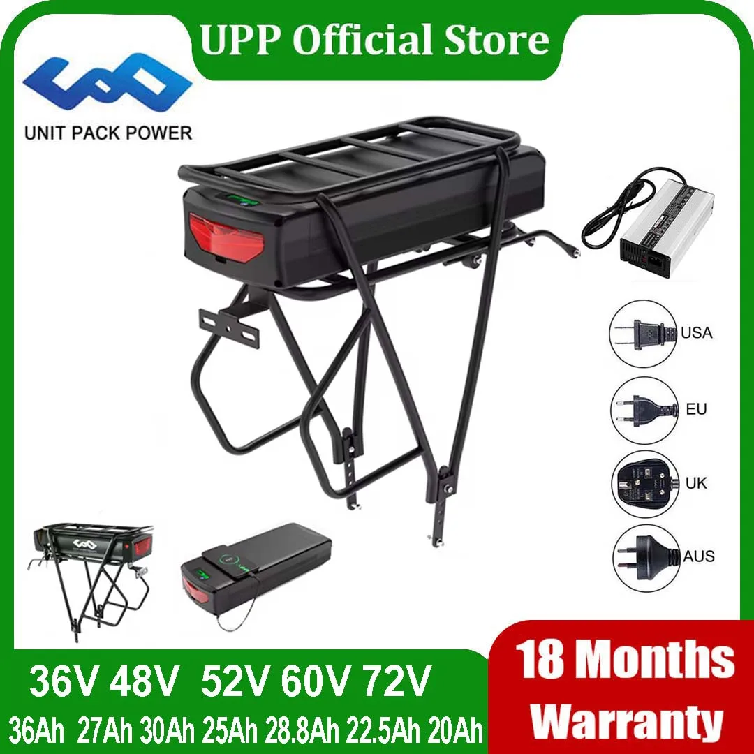 Rear-Rack-eBike-Battery-21700-18650-52V-48V-28Ah-24Ah-20Ah-With-Double ...