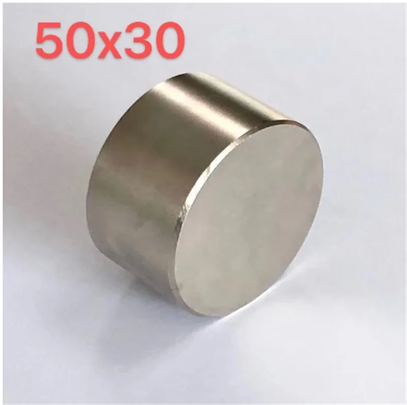Powerful Neodymium Magnets N52 50x30mm Round Strong Magnet Rare Earth ...