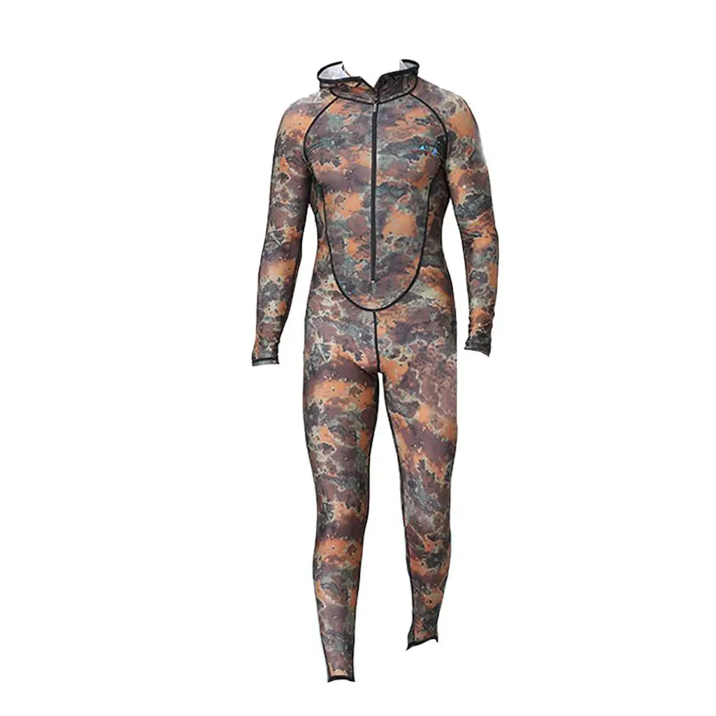 Mens-Camouflage-Full-Body-Wetsuit-SCUBA-Diving-Surfing-Spearfishing-M ...