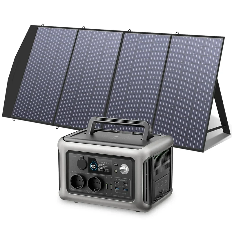 ALLPOWERS-R600-Solar-Generator-with-Solar-Panel-included-600W-299Wh ...