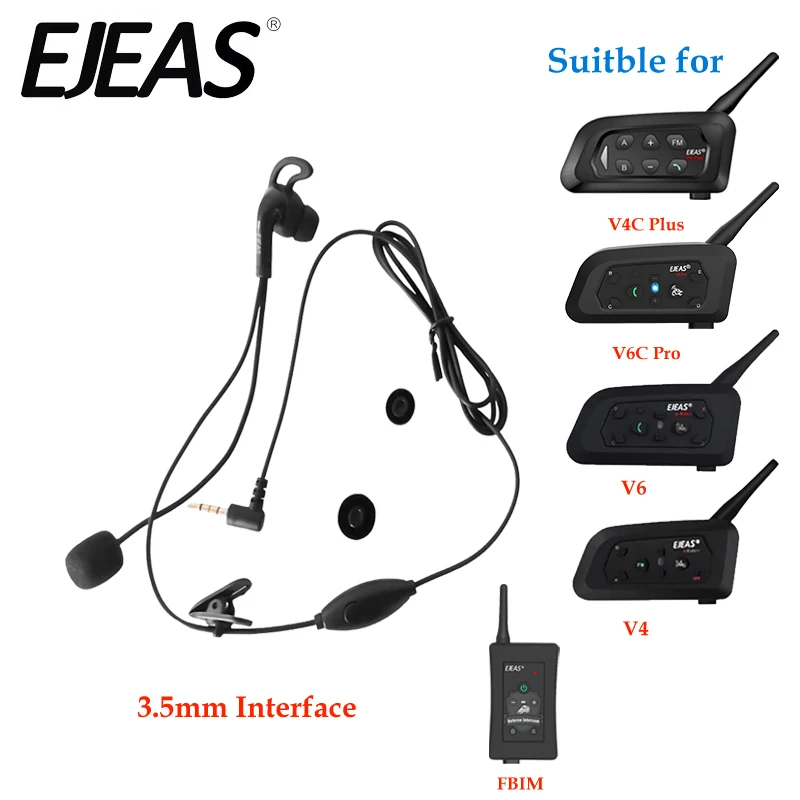 Referee Headphone 3.5mm Interface PTT In-Ear Earphone With Button For ...