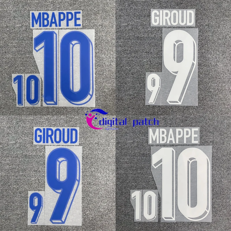 2024 France football team home and away digital patches customized with ...