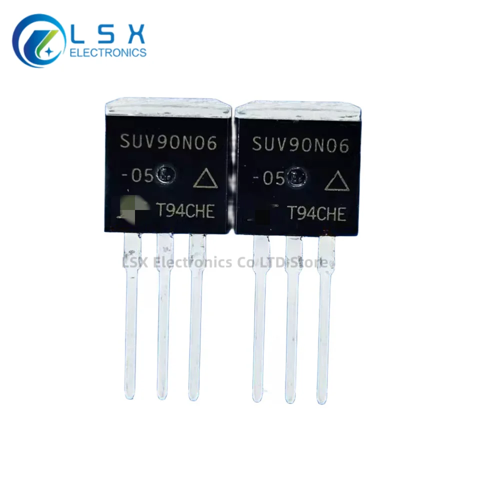 10PCS-SUV90N06-05-MOS-Field-Effect-Power-Tube-60V-90A-TO262-Brand-New ...
