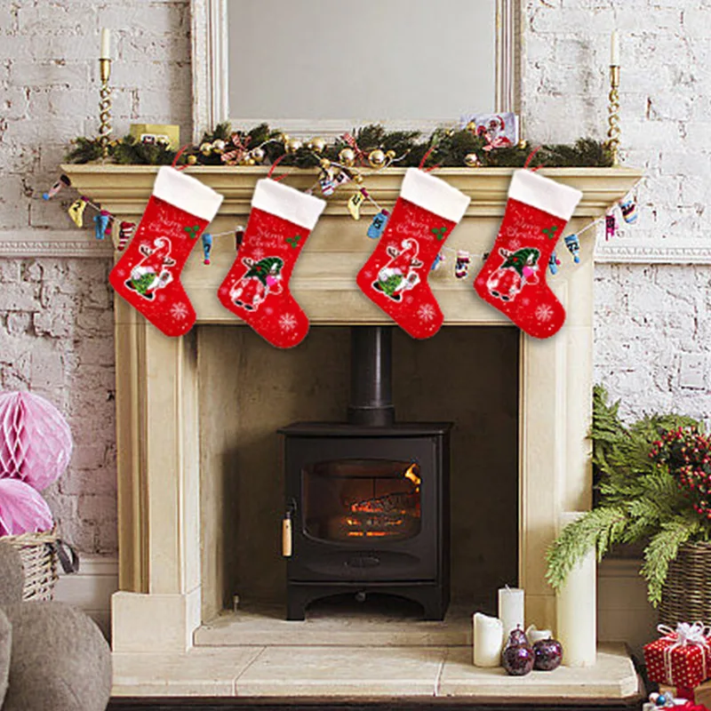 Christmas Stockings Fireplace